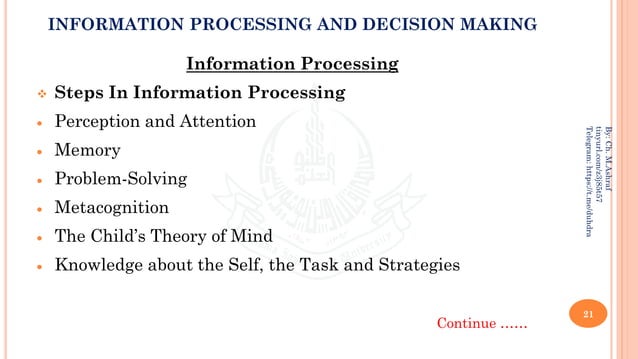 Unit-3 Cognitive Development | PDF | Science