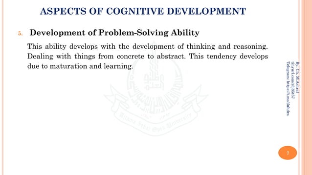 Unit-3 Cognitive Development | PDF | Science