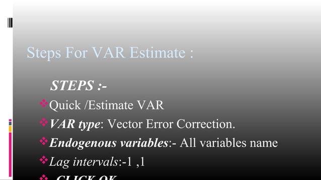 Co-integration | PPT | Business Accounting & Finance | Business