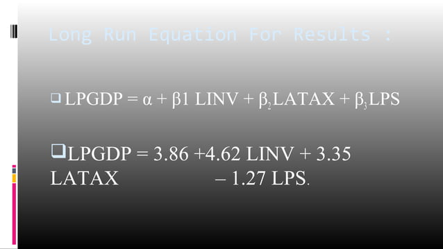 Co-integration | PPT | Business Accounting & Finance | Business
