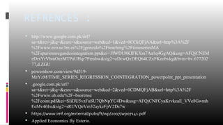 Co-integration | PPT