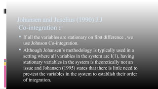 Co-integration | PPT