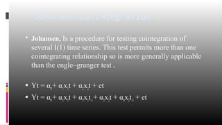 Co-integration | PPT