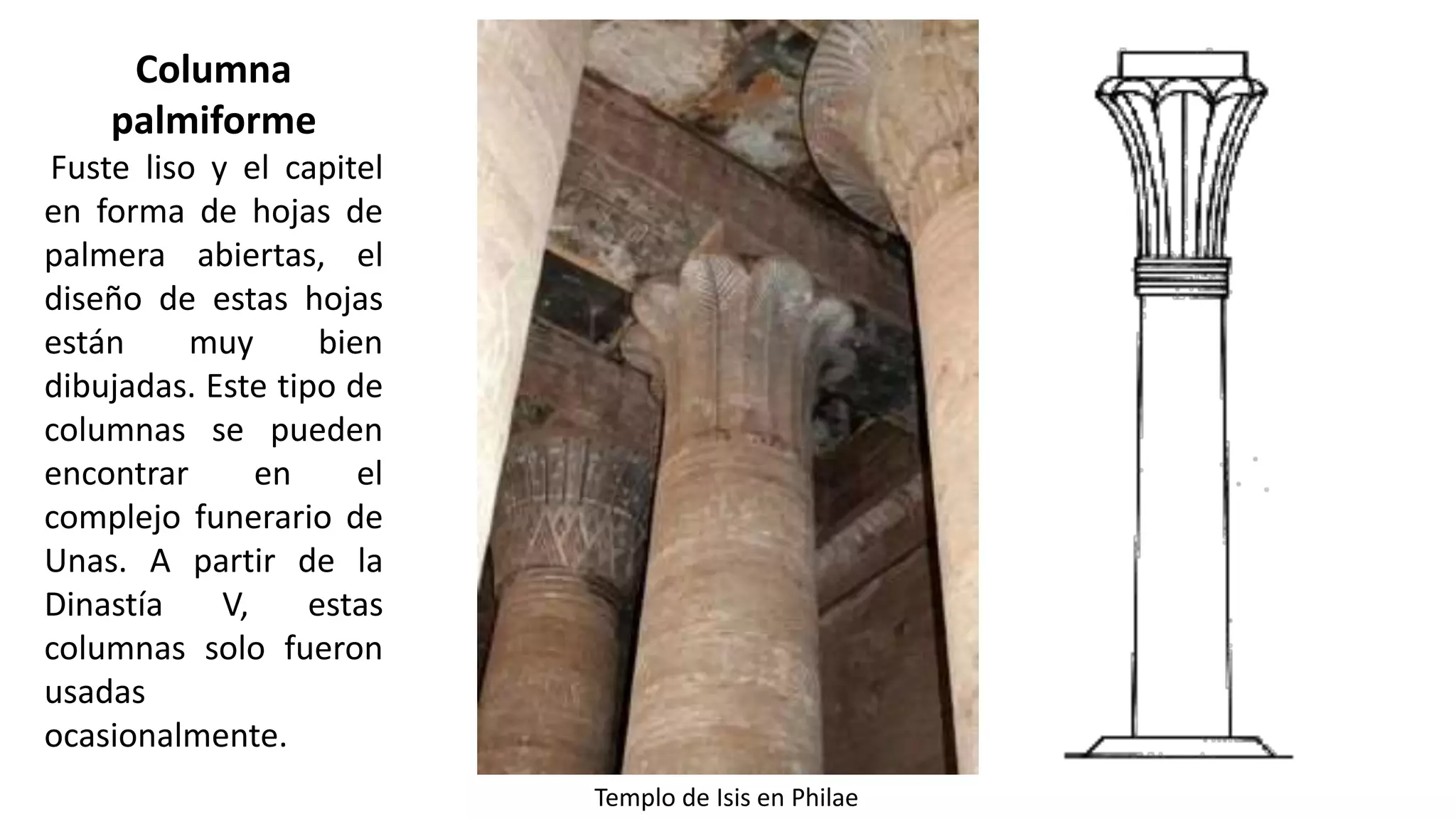 Columnas y capiteles egipcios | PPTX