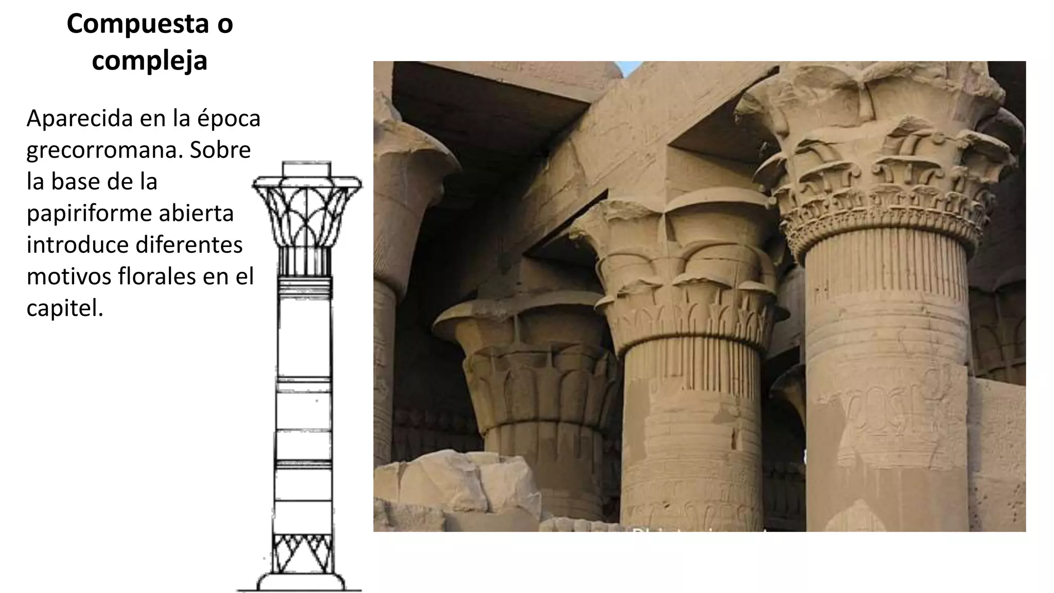Columnas y capiteles egipcios | PPTX
