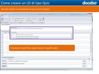 3 - Come usare Storyline con Docebo: creare un Quiz | PPT