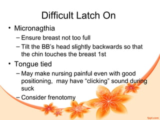 3 common breastfeeding challenges and its management | PPT