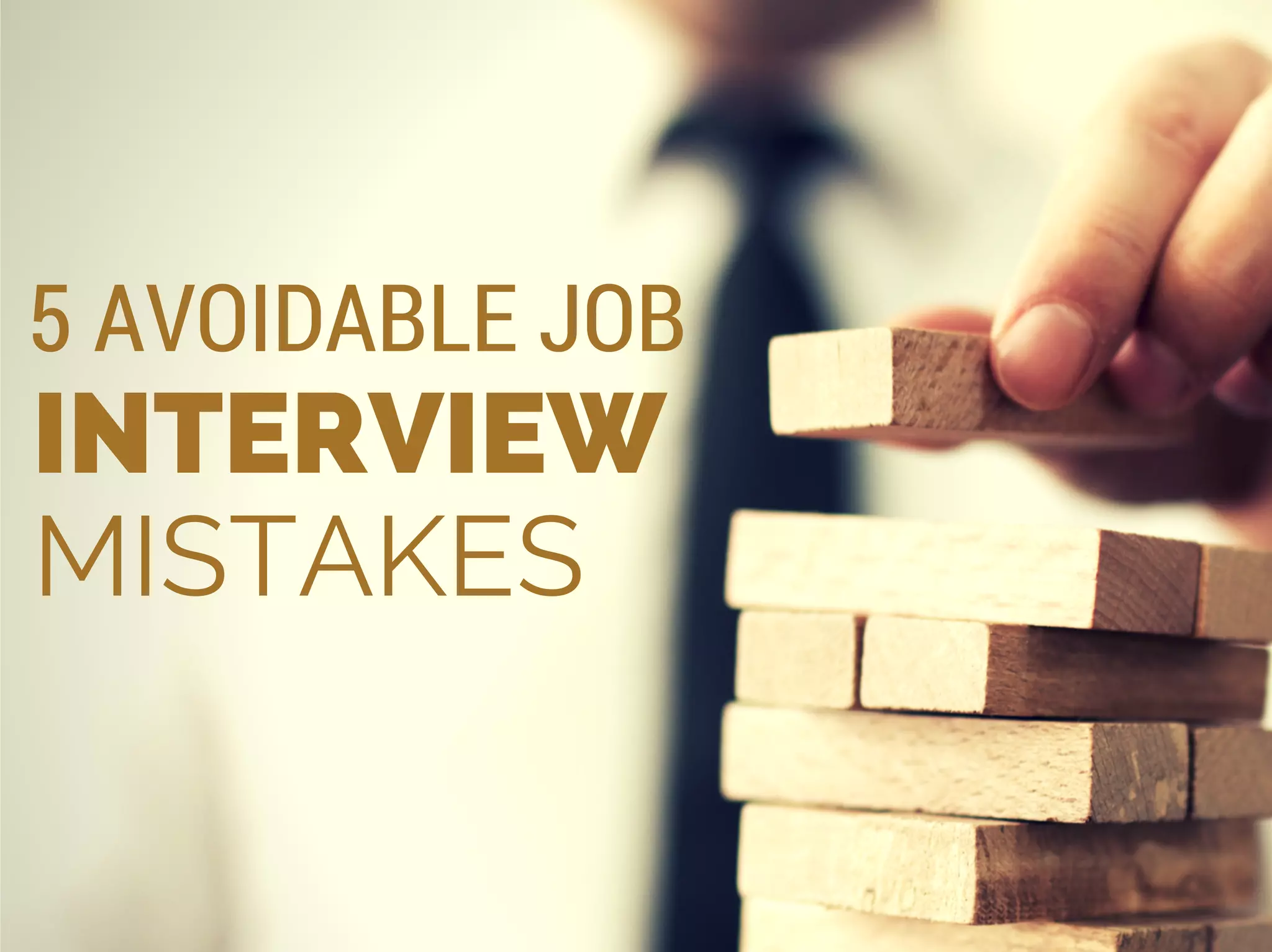 5 Avoidable Job Interview Mistakes | PPT
