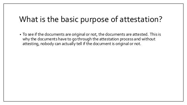 3 common types of attestation services | PPT