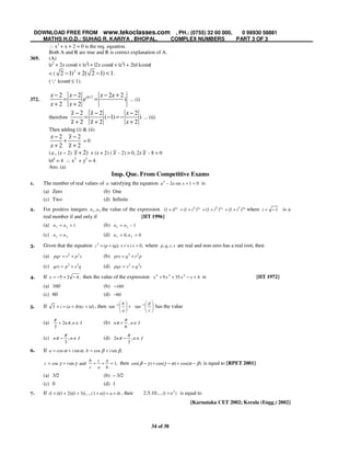3 complex numbers part 3 of 3 | PDF