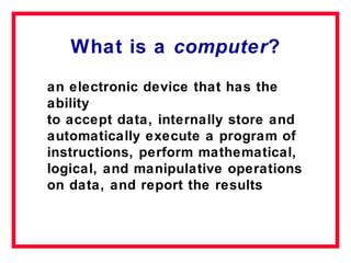 3 computer basics | PPT