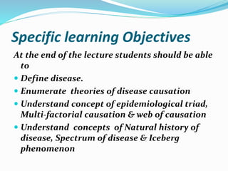 3 concept of disease | PPTX