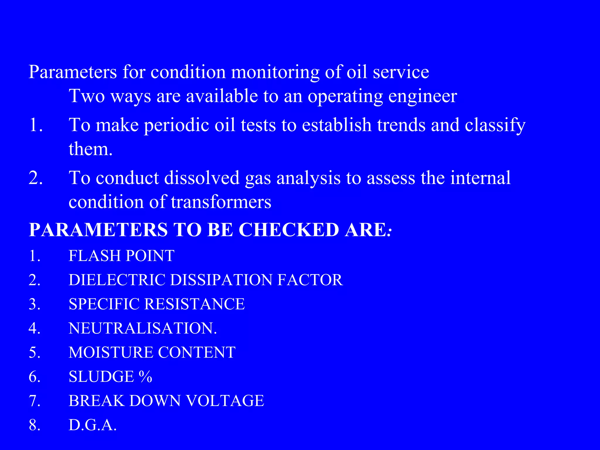 3 condition monitoring of oil | PPT