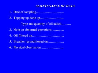 3 condition monitoring of oil | PPT