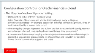 Oracle Fusion Cloud Risk Management Configuration change - Fraud | PPTX