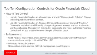 Oracle Fusion Cloud Risk Management Configuration change - Fraud | PPTX