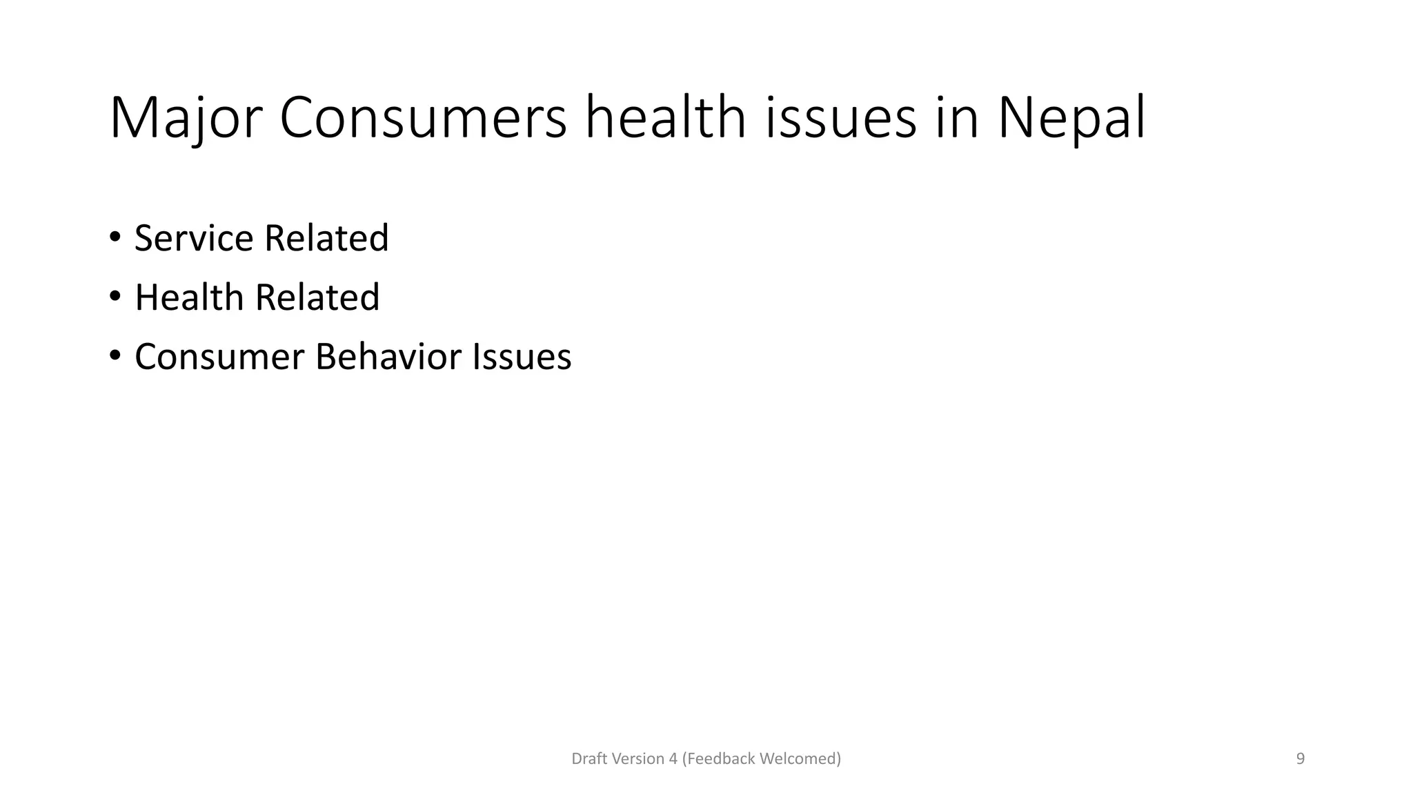 3 consumer health | PPT