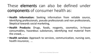 3 consumer health | PPT