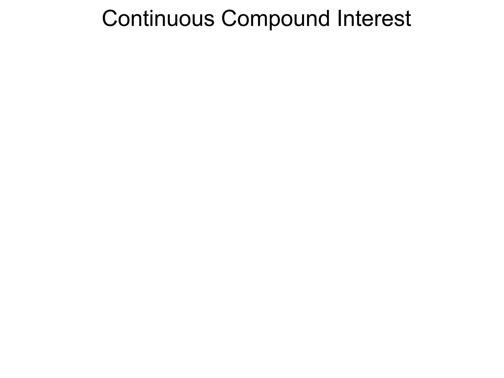 63 continuous compound interest | PPTX