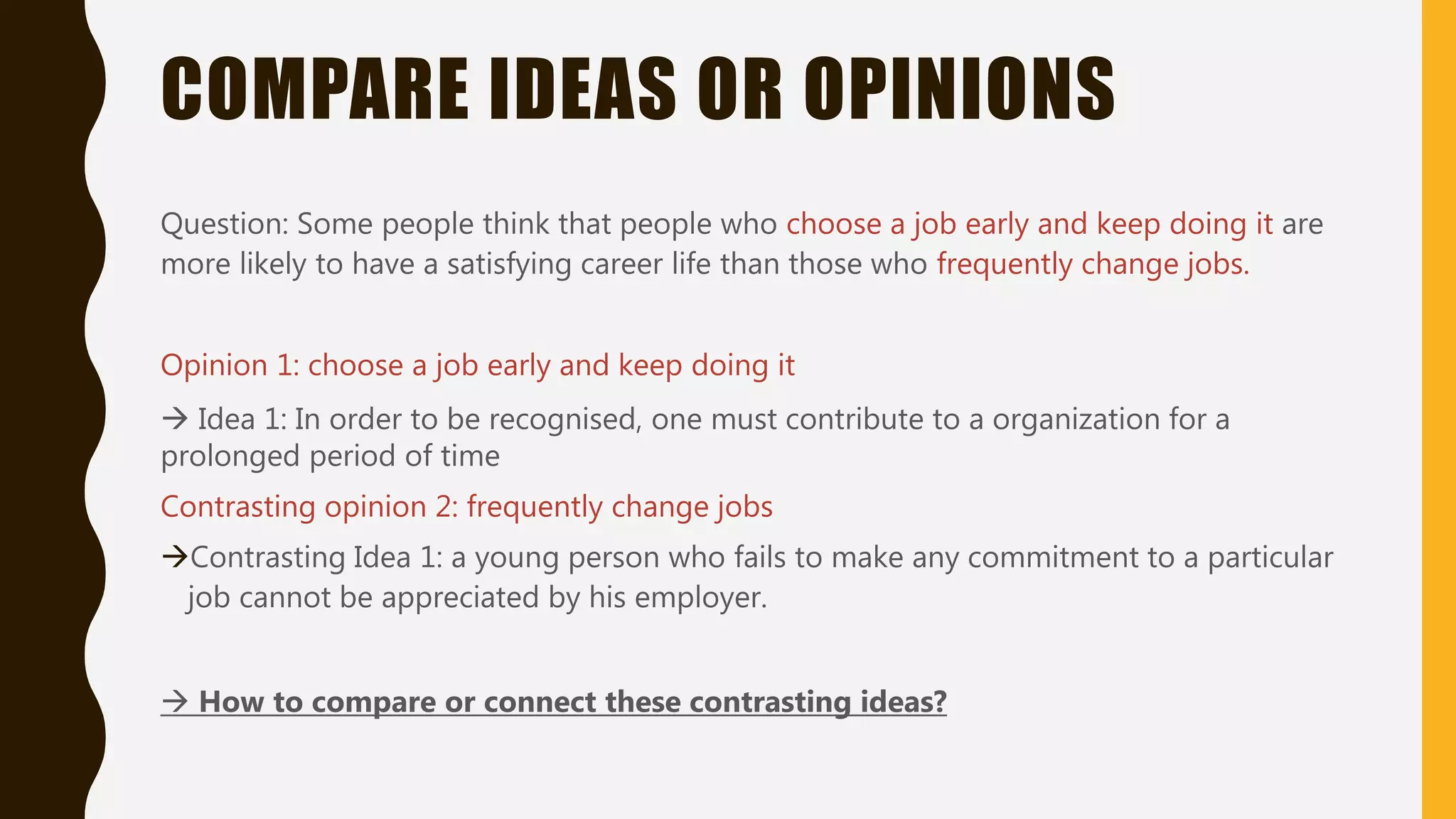 contrasting ideas _ in IELTS writing | PPTX