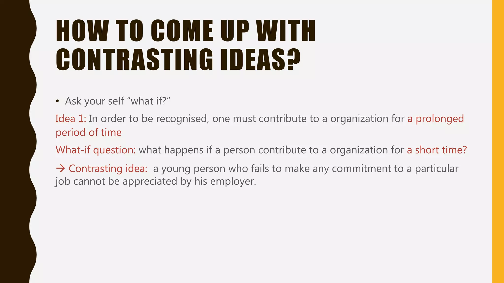 contrasting ideas _ in IELTS writing | PPTX