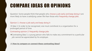 contrasting ideas _ in IELTS writing | PPTX