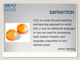 3 core elements clil | PPT