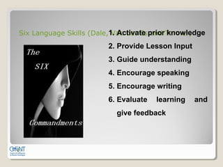 3 core elements clil | PPT