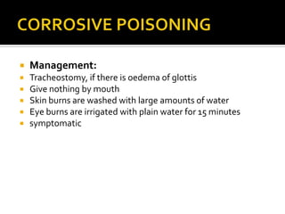 3 corrosive poisoning | PPT