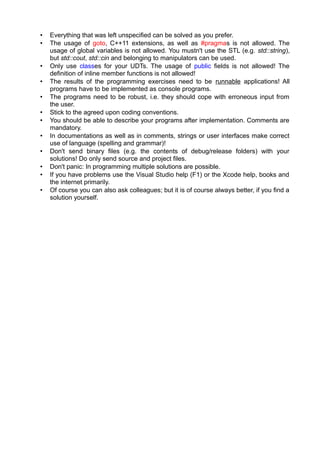 (3) cpp abstractions more_on_user_defined_types_exercises | PDF