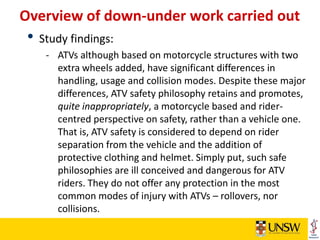 ATV Safety Summit: Vehicle Tech Roll-Over Protection - Rollover Crash ...