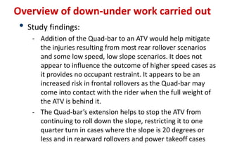ATV Safety Summit: Vehicle Tech Roll-Over Protection - Rollover Crash ...