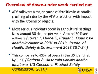 ATV Safety Summit: Vehicle Tech Roll-Over Protection - Rollover Crash ...