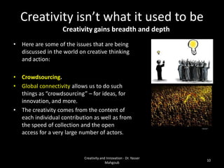 Creativity and Innovation - Personality - الإبداع والابتكار - السمات ...