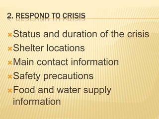 3 crm and crisis | PPT