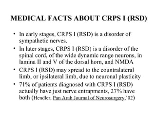 CRPS I (RSD) with pictures. Differential Diagnosis | PPT