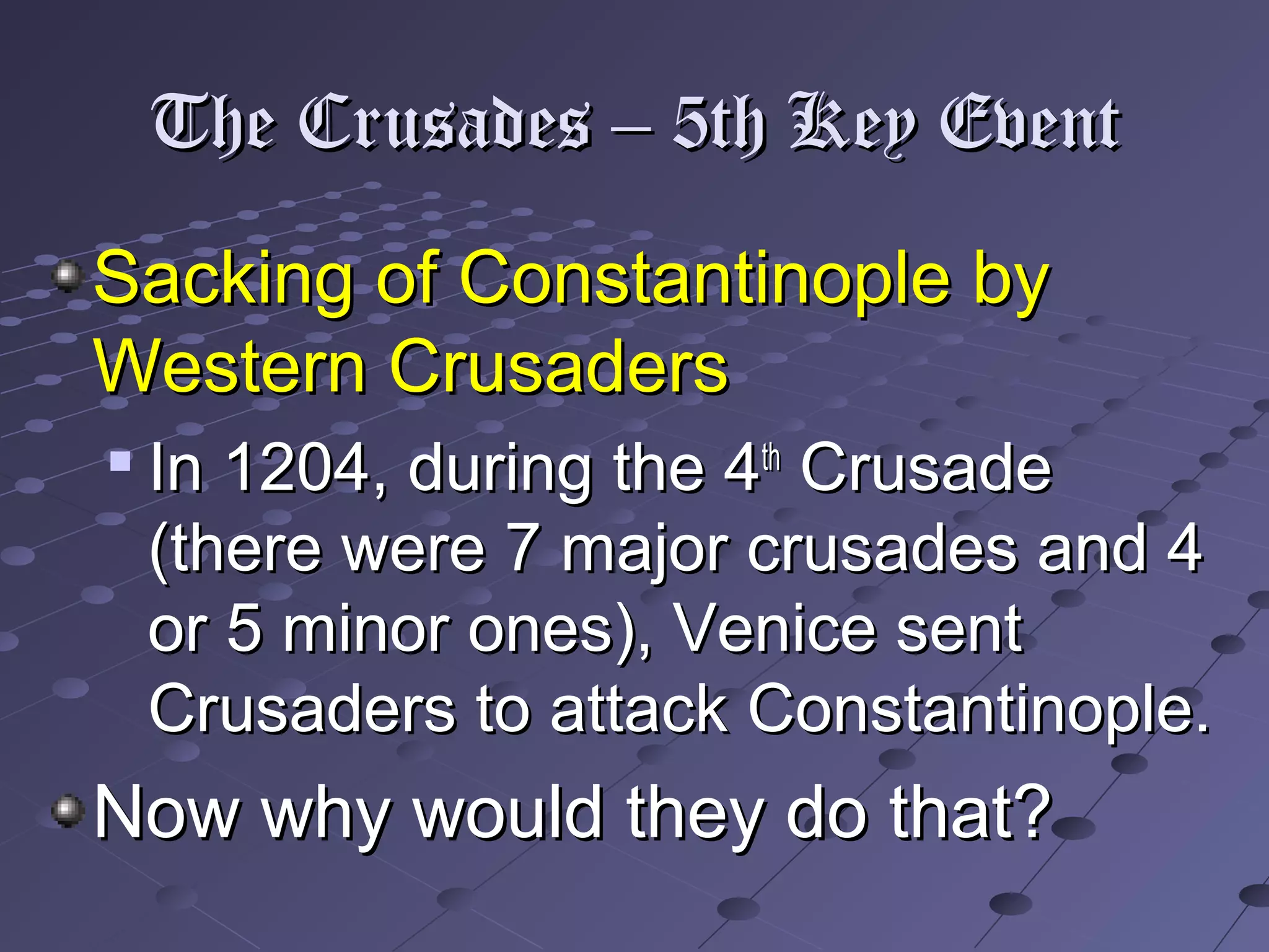 Crusades & Black Plague | PPT