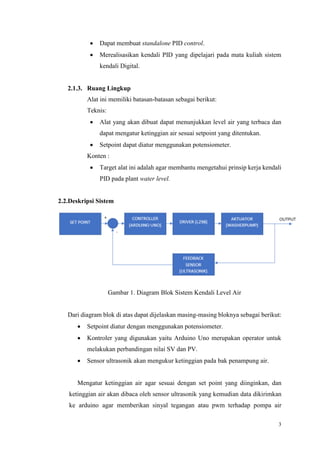 B200 - WATER LEVEL CONTROLLER WITH PID | PDF