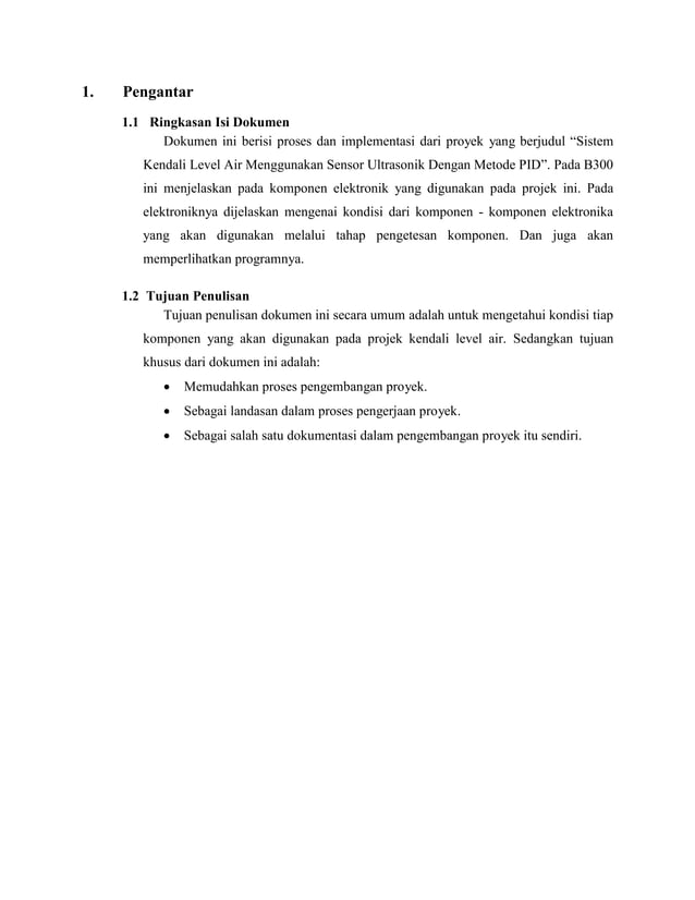 B300 - WATER LEVEL CONTROLLER WITH PID | PDF