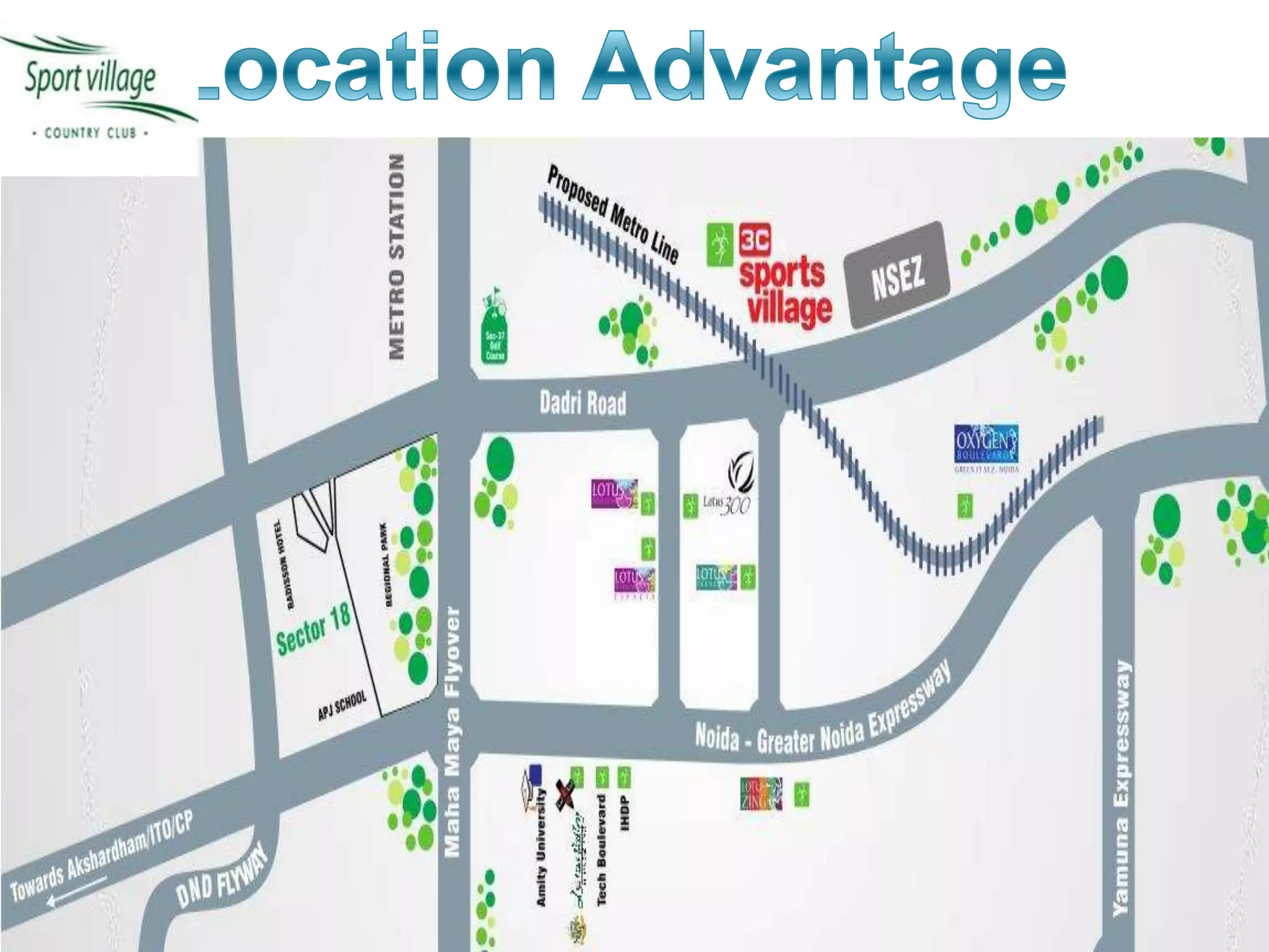 3C sports Village Noida | PPTX