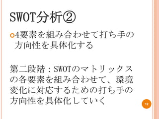 3 C分析・SWOT分析 | PPTX