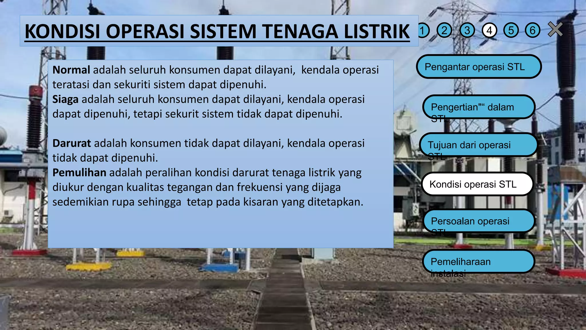OPERASI SISTEM TENAGA LISTRIK | PPTX
