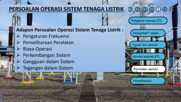 OPERASI SISTEM TENAGA LISTRIK | PPTX