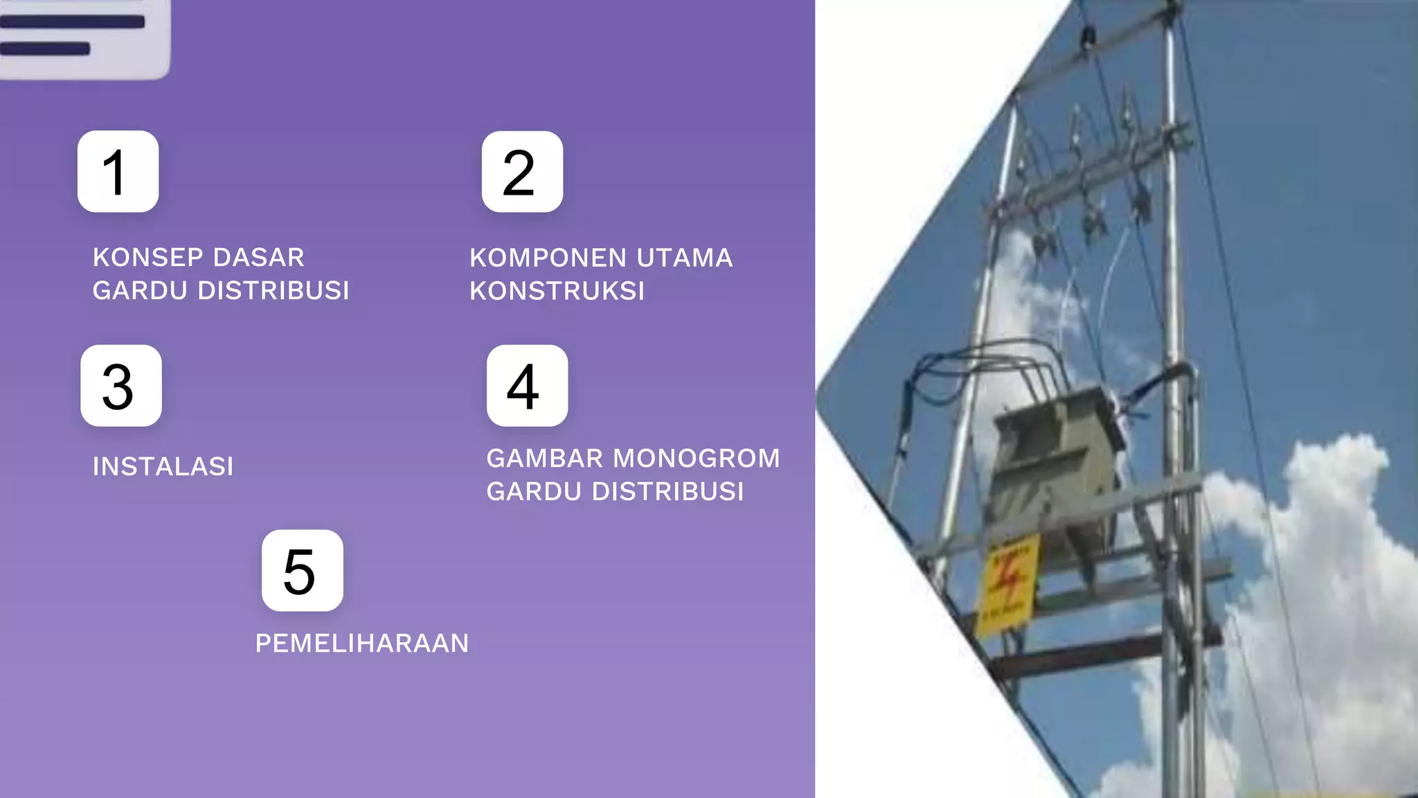 GARDU DISTRIBUSI TENAGA LISTRIK 20 KV/380 V | PPTX