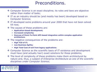 Why Enterprises Should Invest Money in EA Transformation Frameworks | PPT