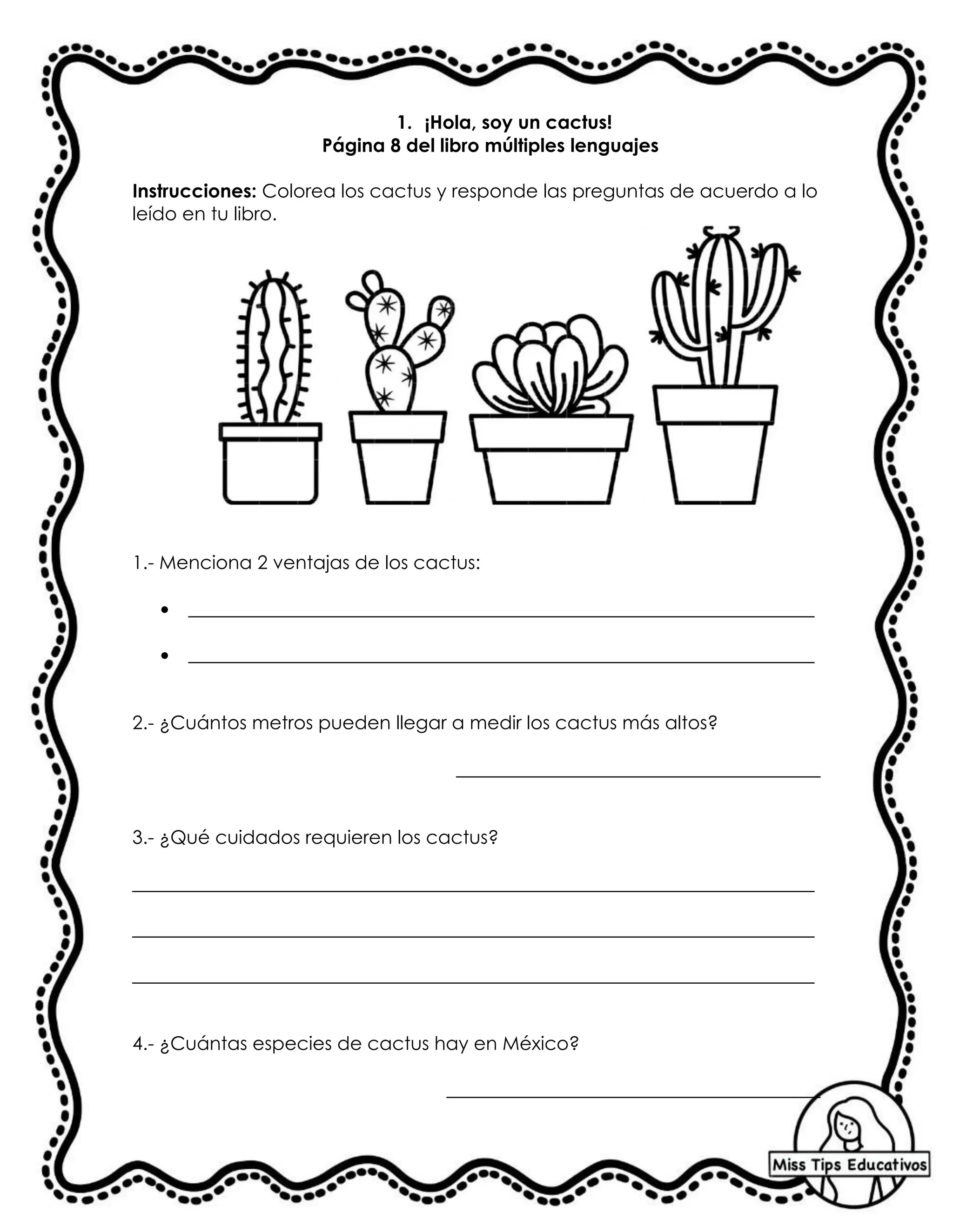 Hojas De Trabajo De Comprensión Lectora Imprimibles Para Tercer Grado