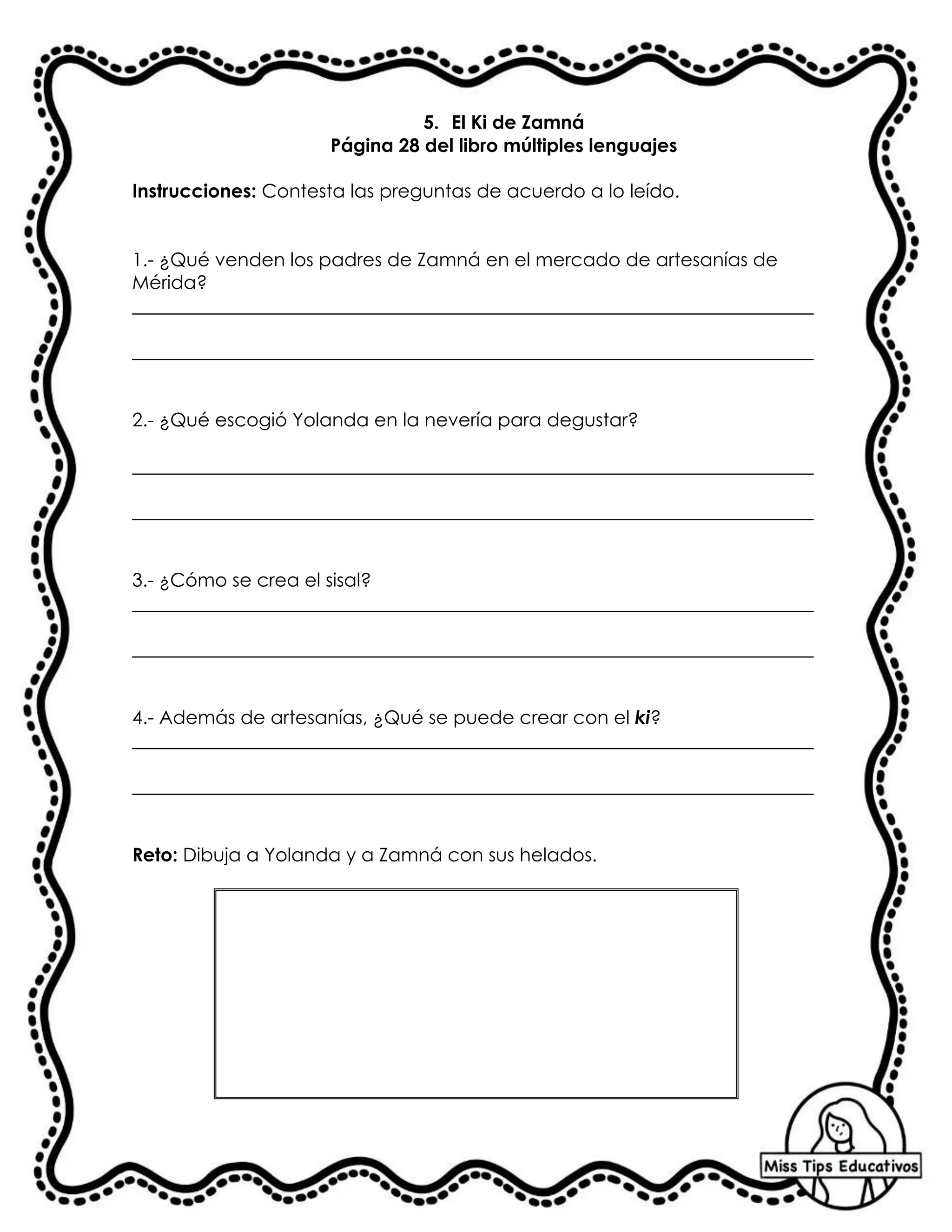 actividades comprensión lectora para 3° grado | PDF