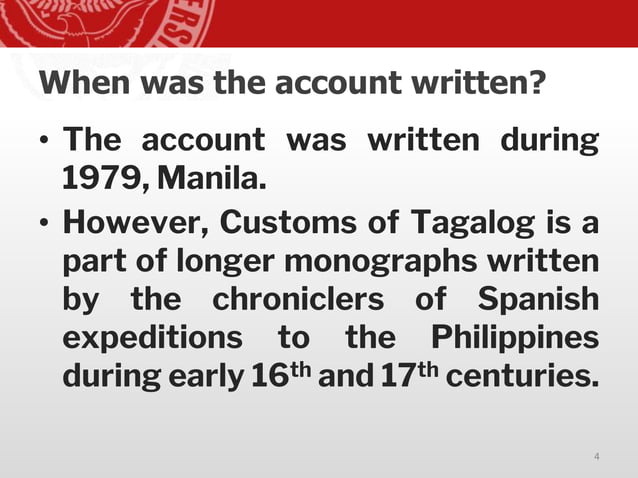 Customs of Tagalogs.pptx | Christianity | Religion & Spirituality