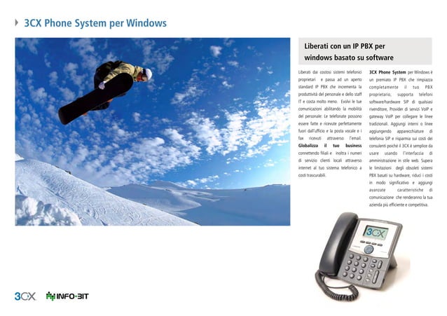 3CX - Brochure di presentazione | PDF | Computing | Technology & Computing