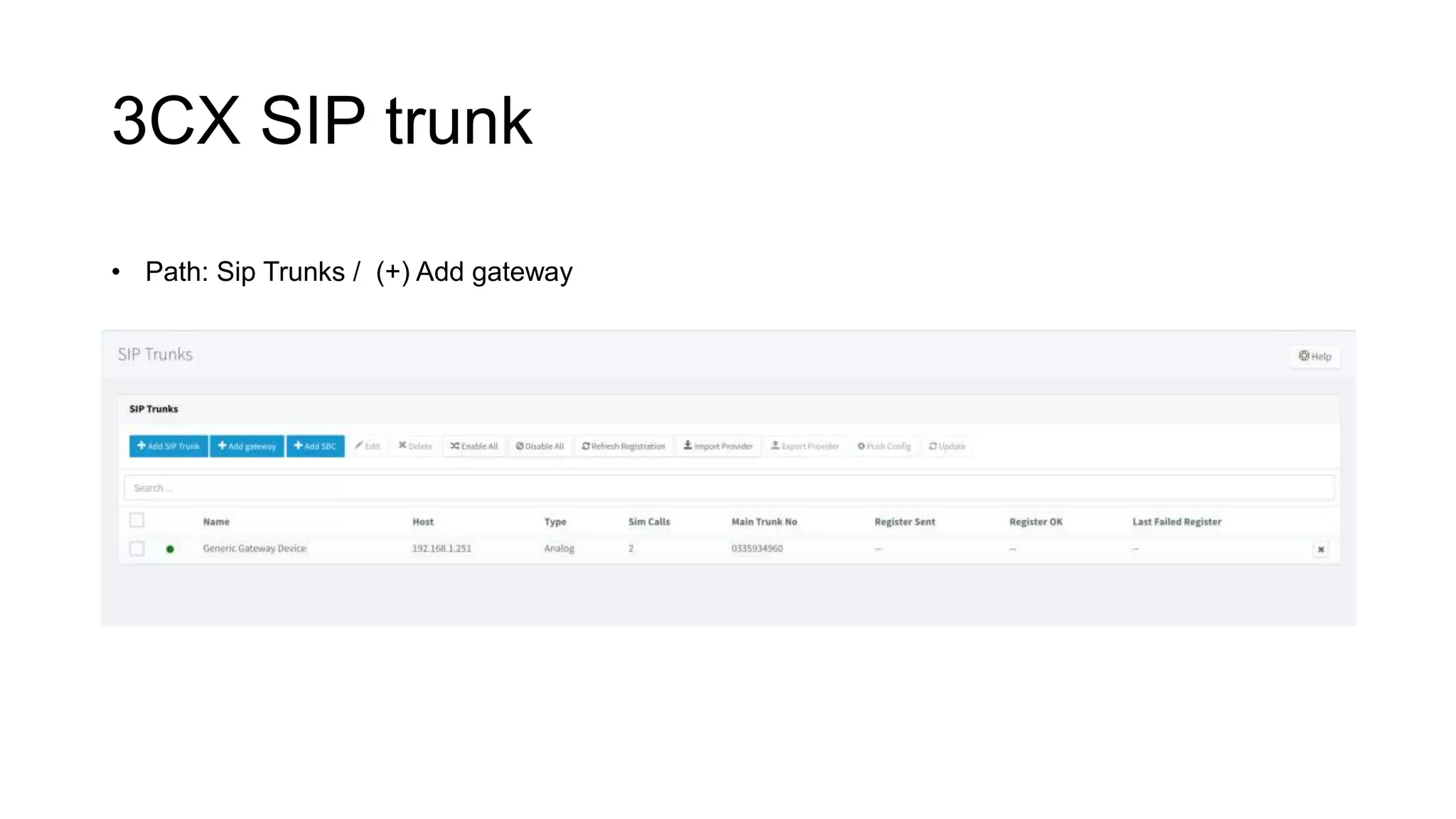 3CX and Dinstart Configuration | PPTX